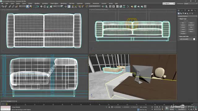 آموزش قفل کردن آبجکت تری دی مکس 3ds max Isolate Selection Lock ...