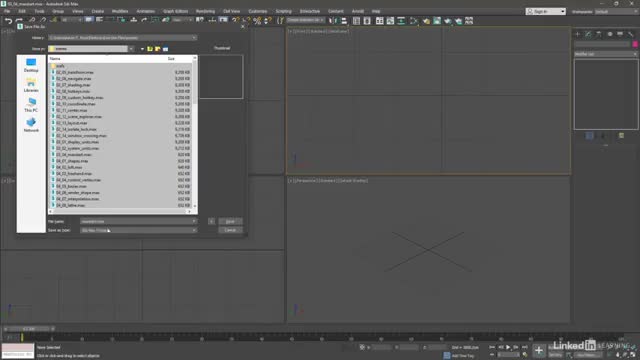 آموزش مبتدی تری دی مکس Saving Scene Layout 3ds max template - نماشا