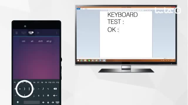 Telepad - mouse & keyboard - نماشا