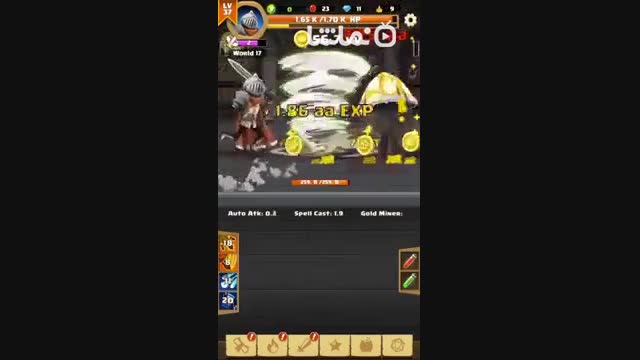 Clicker Knight: Incremental Idle RPG - نماشا