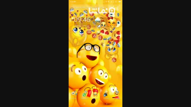 Cute Emoji Gravity Launcher Theme - نماشا