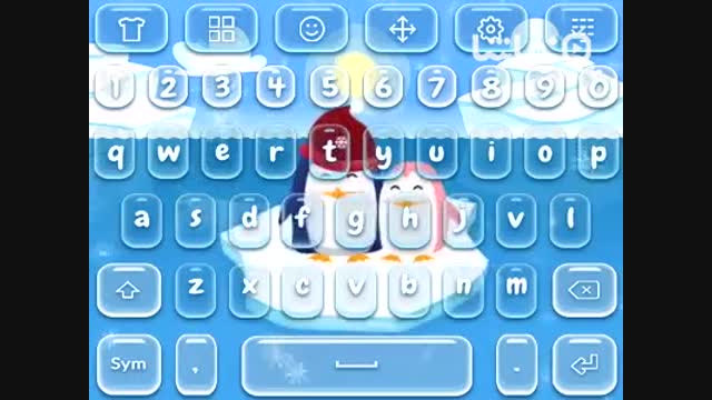 Cute Penguin Keyboard Theme - نماشا